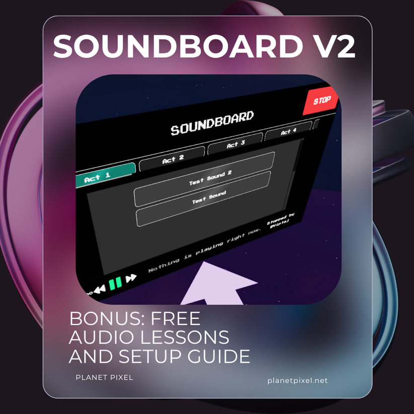 Soundboard V2 + FREE AUDIO LESSONS – Planet Pixel