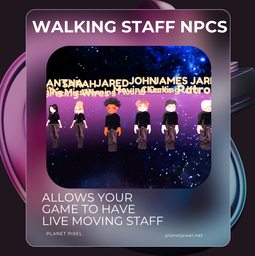 Staff Walking NPC Kit System + FREE NPC TALKING TUTORIAL – Planet Pixel