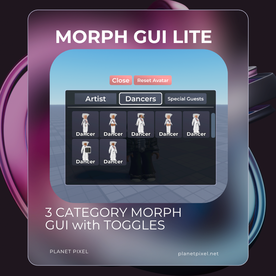 Morph Gui Lite – Planet Pixel